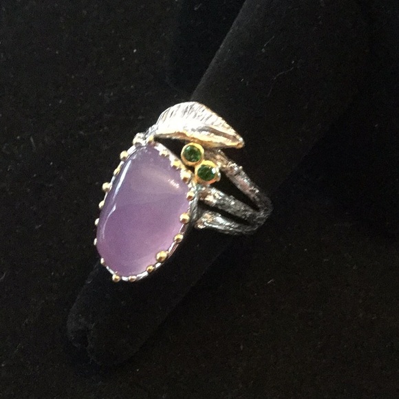 Gems & Minerals | Jewelry | Genuine Amethyst Artistic Ring | Poshmark